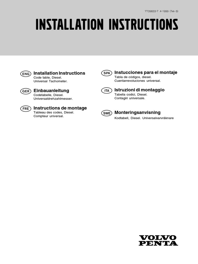 Code Table Diesel | PDF