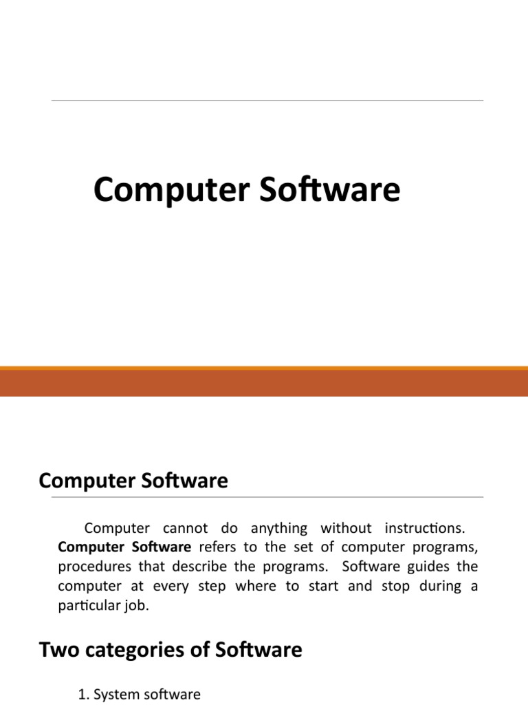 Lesson 5 Software | PDF | Operating System | Graphical User Interfaces