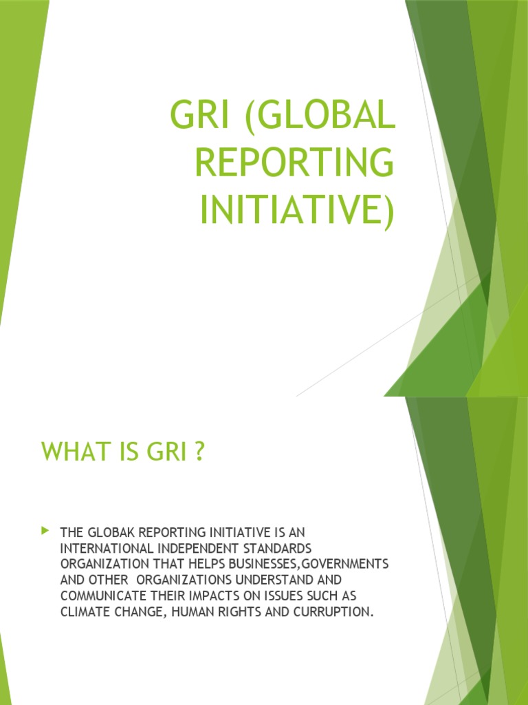 Gri (Global Reporting Initiative) | PDF