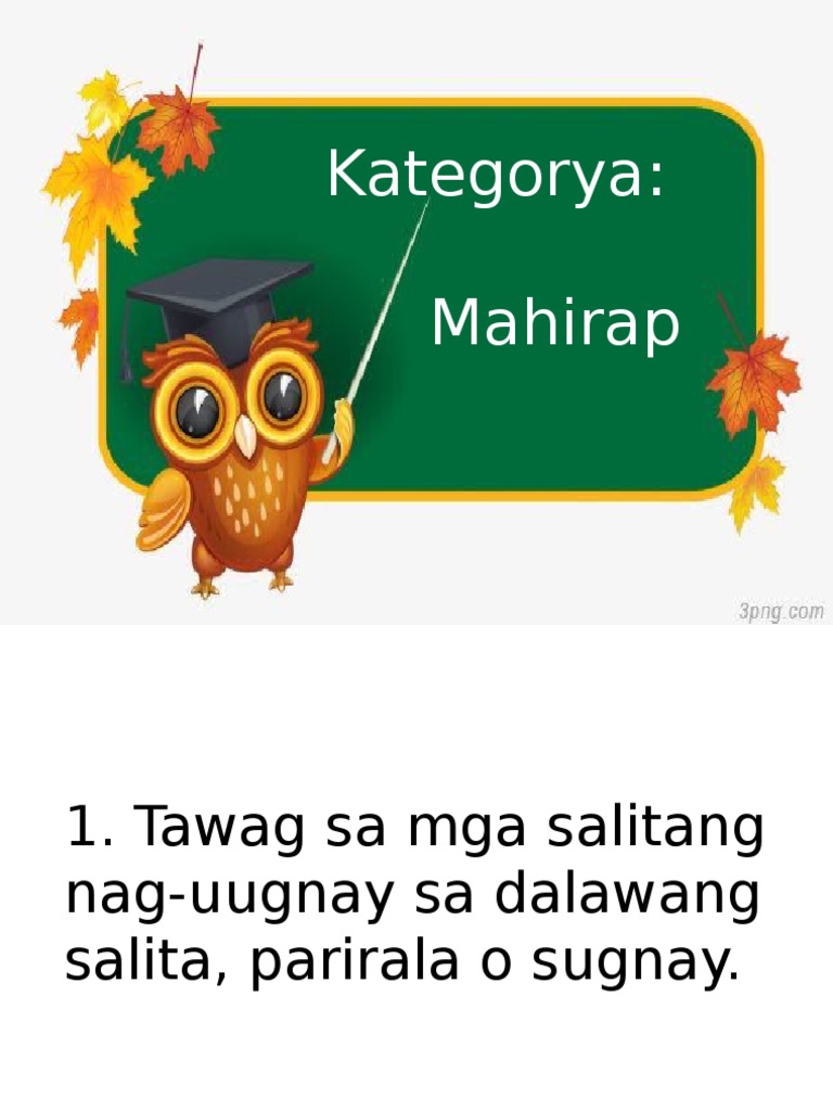 MAHIRAP | PDF