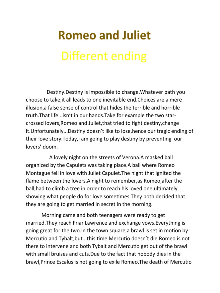 Romeo and Juliet | PDF