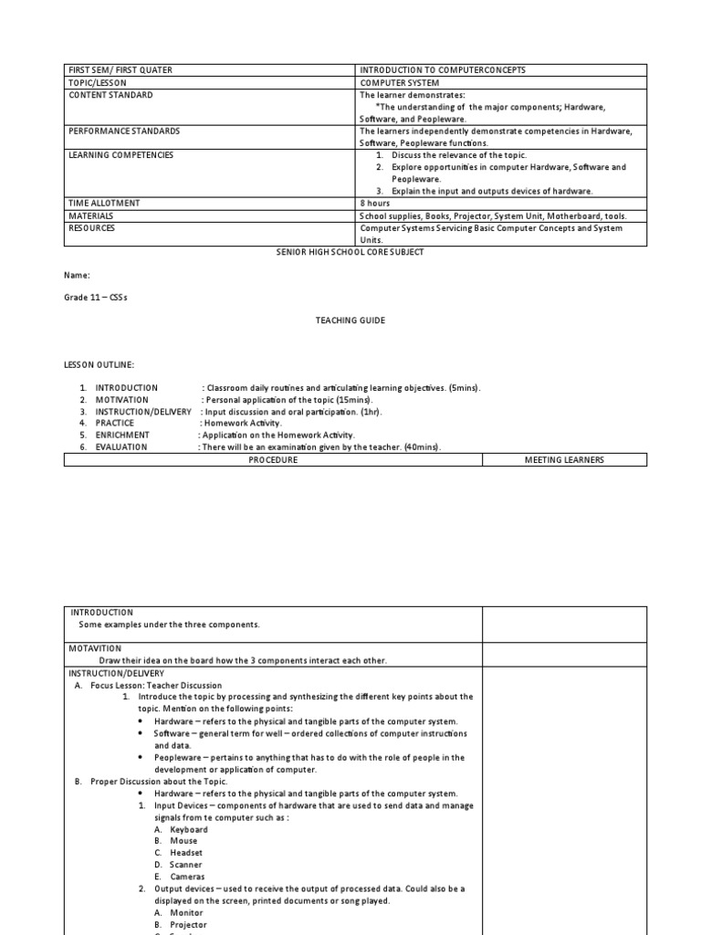 Computer System Unit | PDF | Computer Hardware | Input/Output