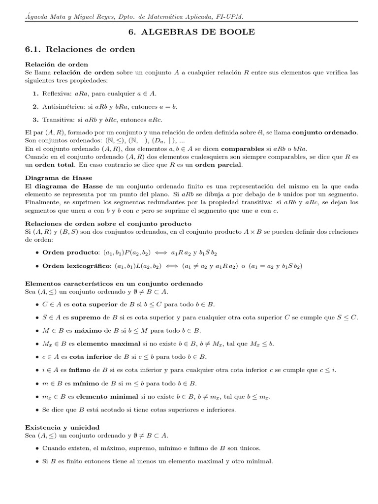 Ejercicios de Álgebra Booleana Resueltos | PDF | Álgebra de Boole ...
