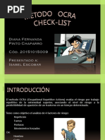 6-Método Ocra Checklist Ejemplo de Aplicación Corregido VT | PDF ...