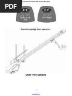 Digidoor III Manual | PDF | Door | Mains Electricity