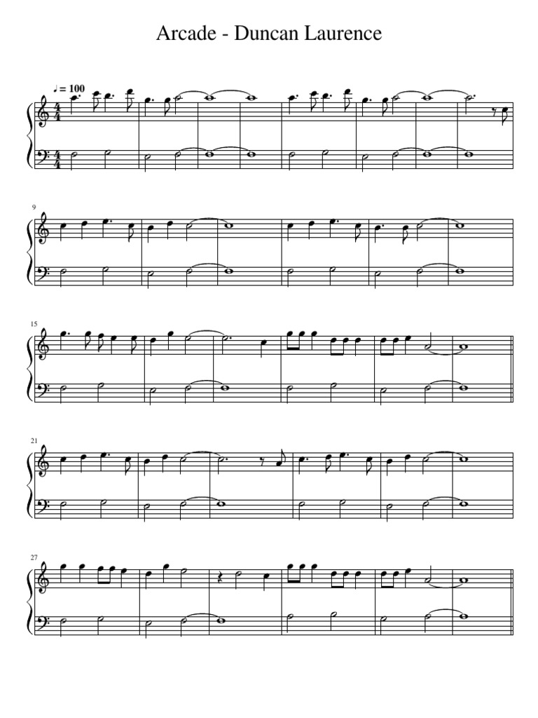 Duncan Lawrence - Arcade | PDF