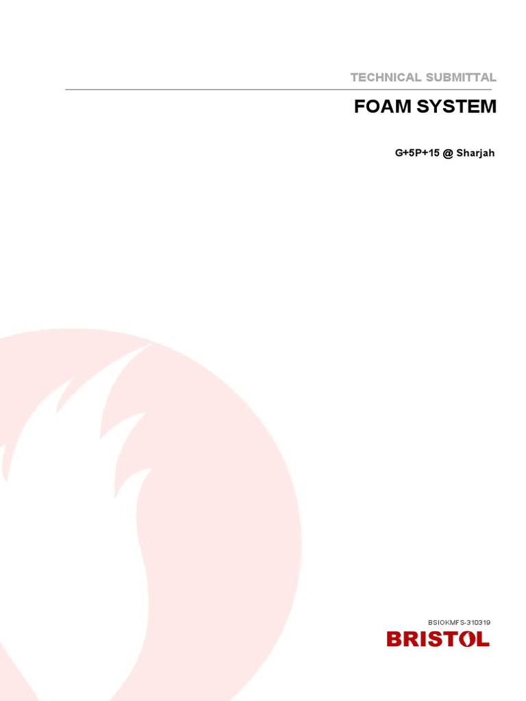 Foam System - V.0 - WS PDF | PDF | Fire Sprinkler System | Valve
