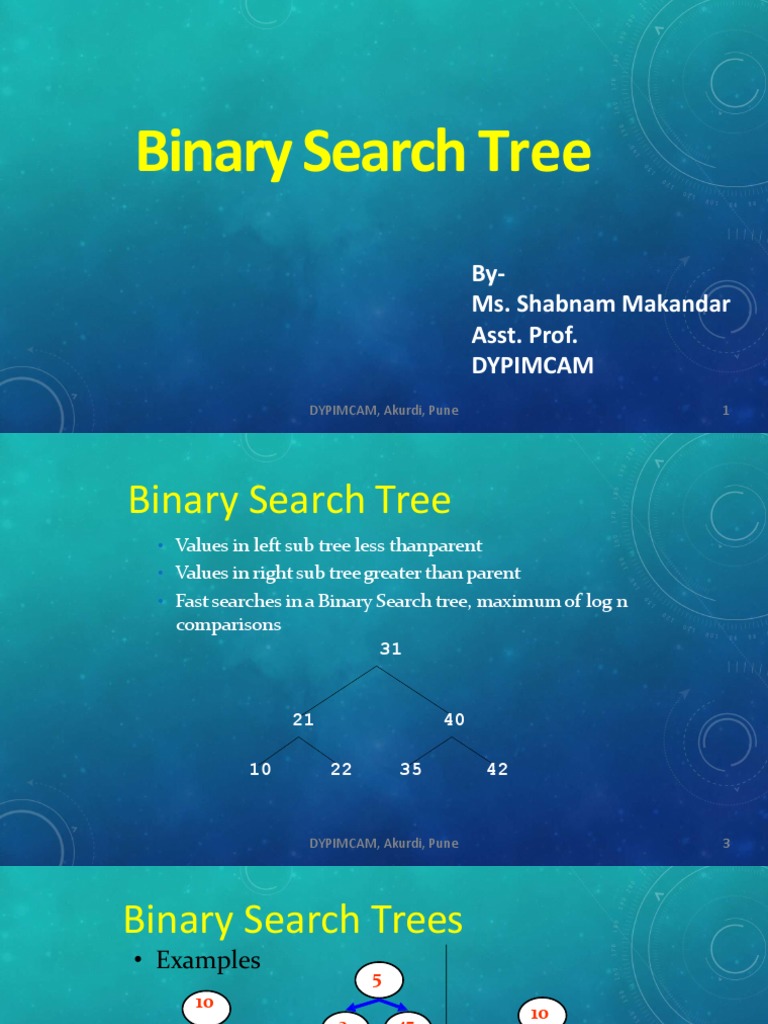 Binary Search Tree | PDF | Theoretical Computer Science | Computer Data