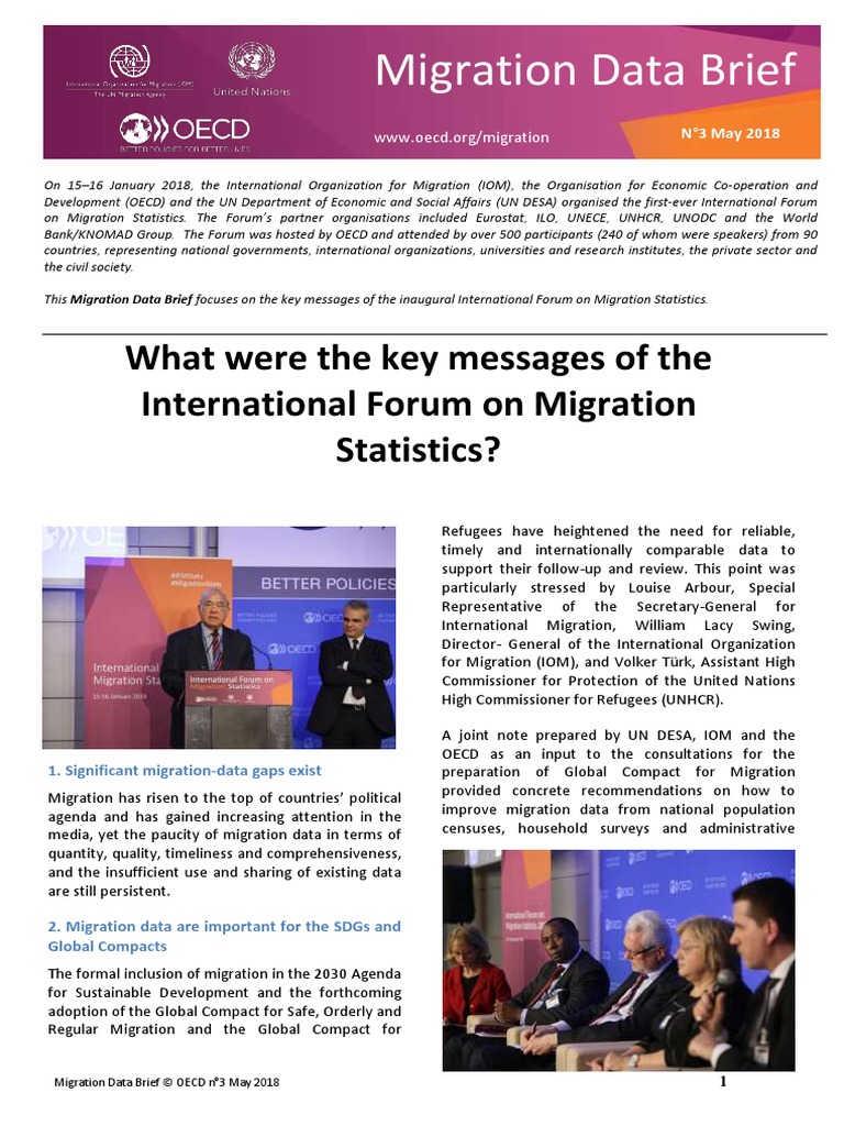 Oecd Migration Stat Brief Ifms English 14052018 002 | PDF | Human ...