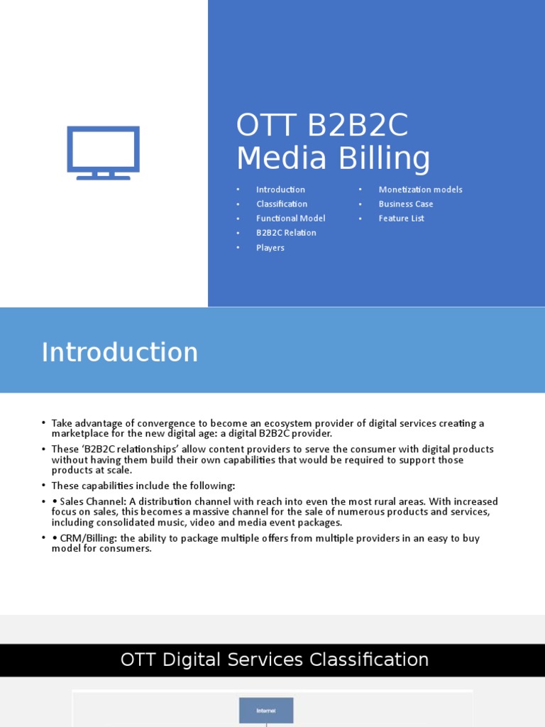 OTT Media Monetization | PDF | Video On Demand | Pay Television