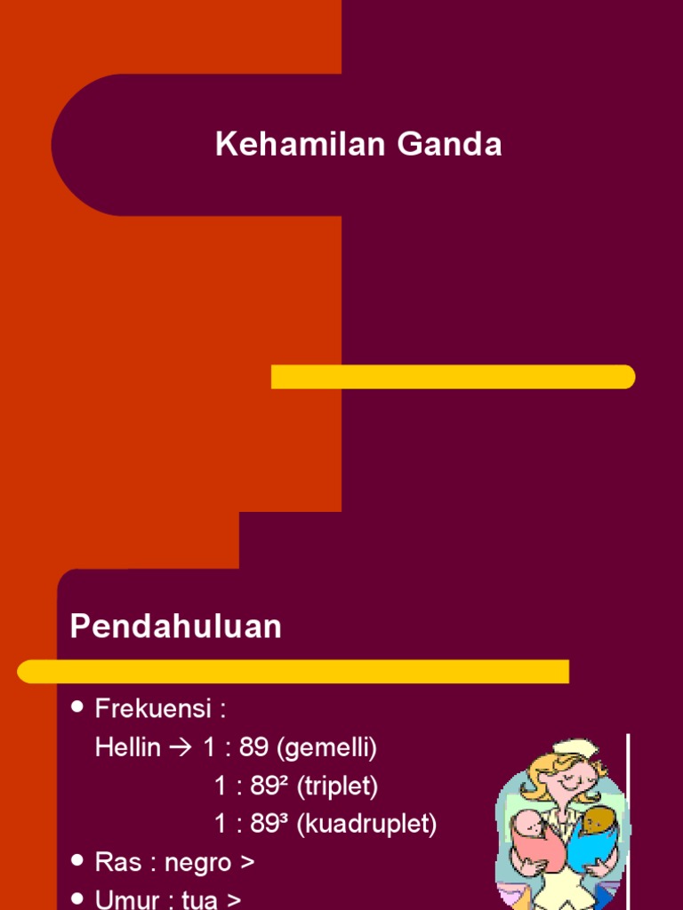 Kehamilan Ganda: Jenis dan Komplikasi | PDF