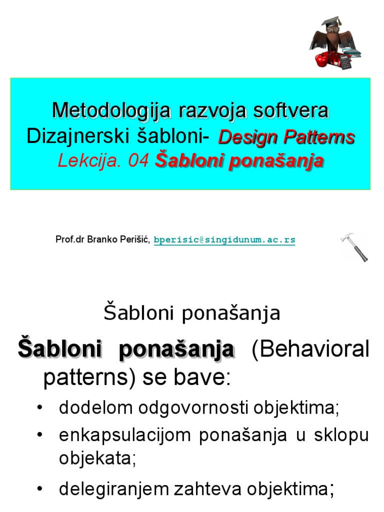 MRS 02 04 Sabloni Ponasanja PDF | PDF