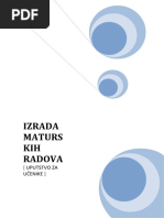 Uputstvo Za Izradu Maturskog Rada | PDF