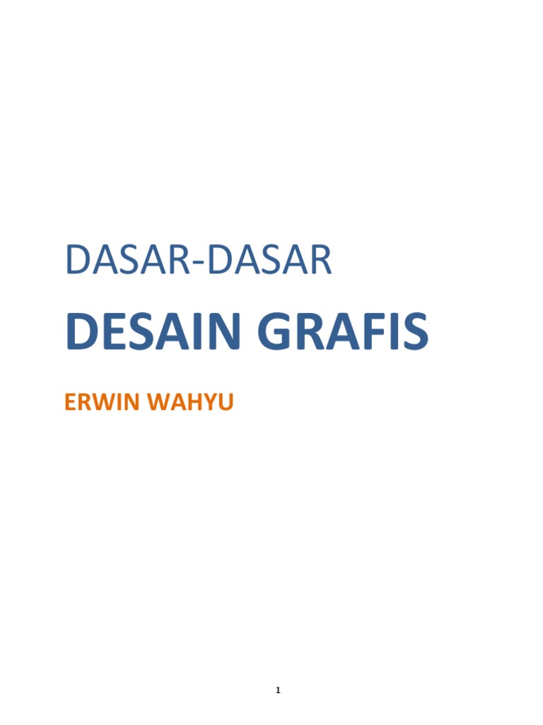 Erwin - Dasar-Dasar Design | PDF