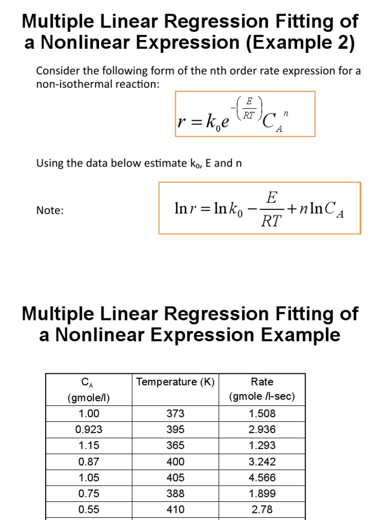 Multilinear Regression Example | PDF | Regression Analysis | Linear Regression