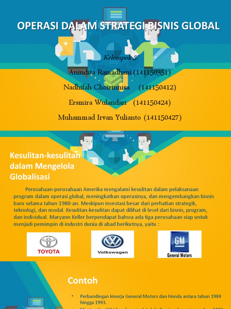 Manajemen Operasi Global (Operasi Dalam Strategi Bisnis Global) | PDF