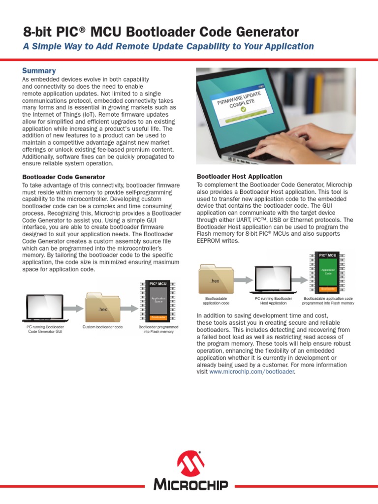 8-Bit PIC® MCU Bootloader Code Generator: A Simple Way To Add Remote ...