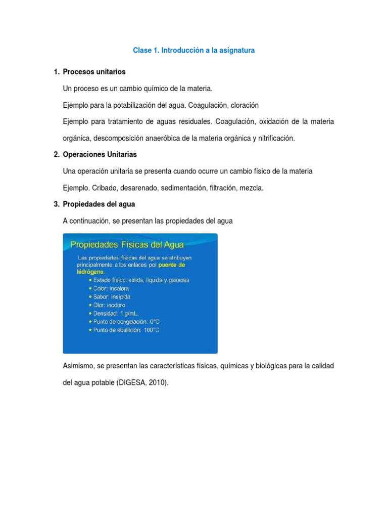 Clase 2-Procesos Unitarios | PDF