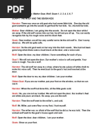 Little Red Riding Hood Play Script | PDF | Little Red Riding Hood