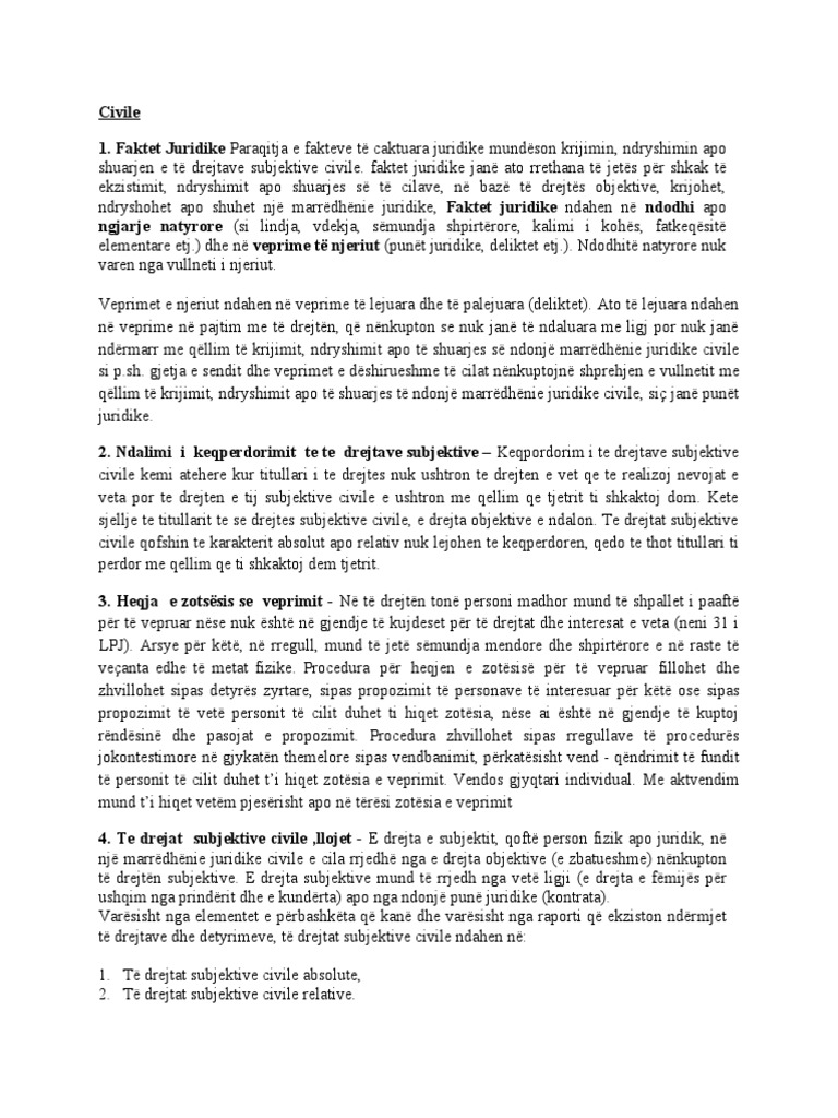 Finale Pyetje Per Provim | PDF