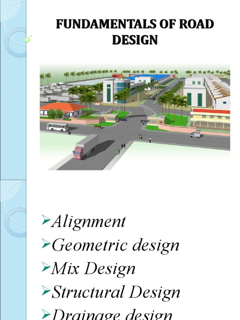 Fet Ci Lecture Notes Prof Fa Kidwai Road Design | PDF | Road Surface | Road