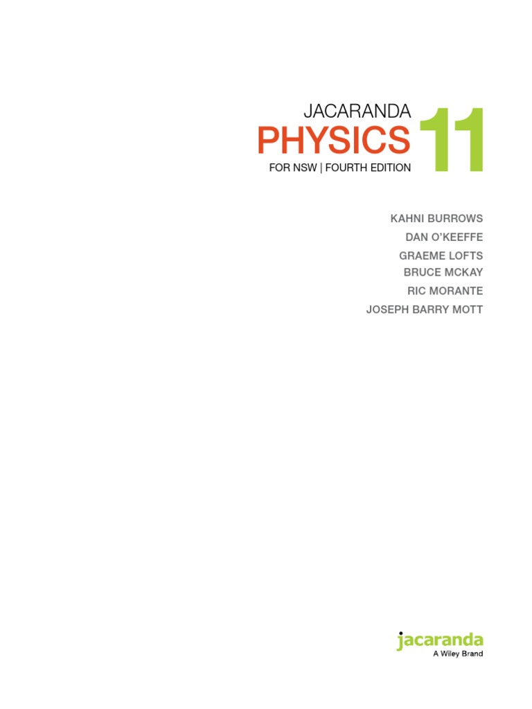 Jacaranda PHYSICS - 11 - 4E - Book PDF | PDF