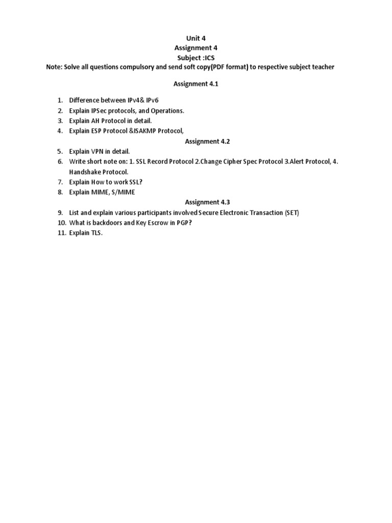 Unit 4 Assignment | PDF | Science & Mathematics