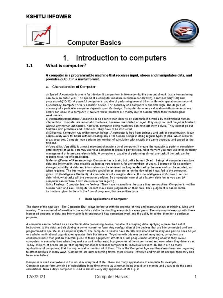 Computer Basics Handout