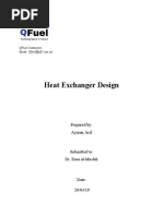 Heat Exchanger Design With HTRI Software | PDF | Heat Exchanger | Heat ...