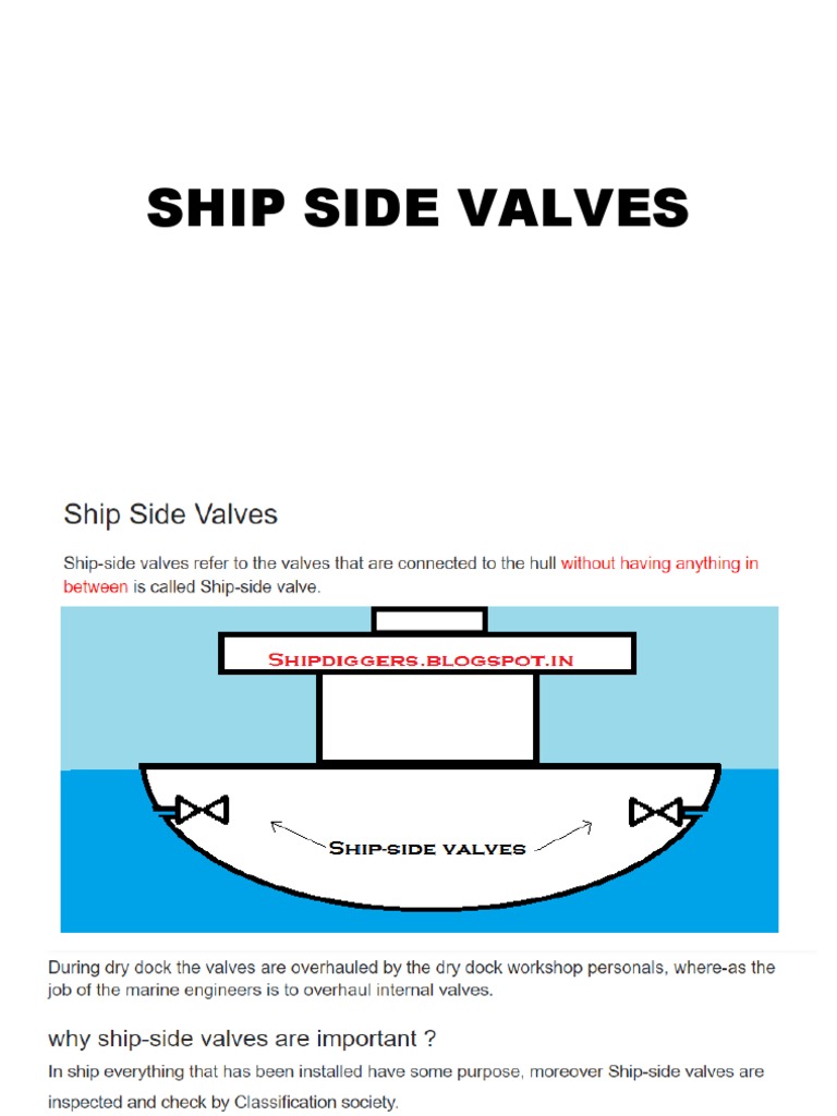 Ship Side Valves | PDF