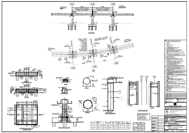 Structure Drawing P24 To To P26 | PDF