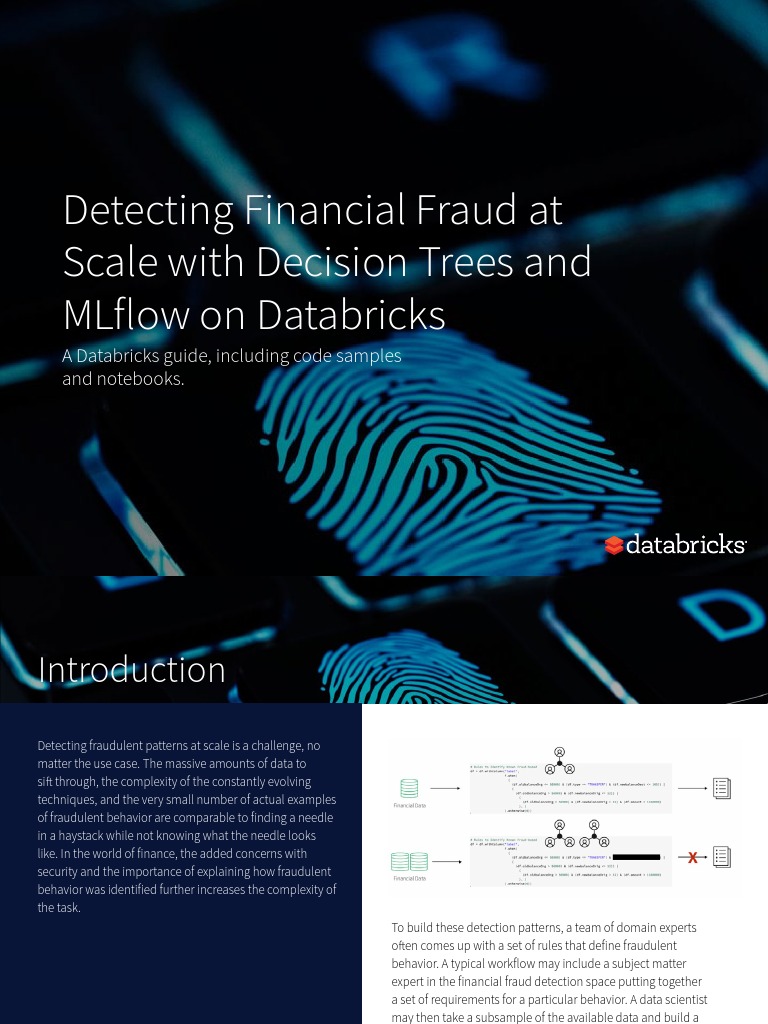Financial Fraud Detection with ML on Databricks | PDF | Machine ...