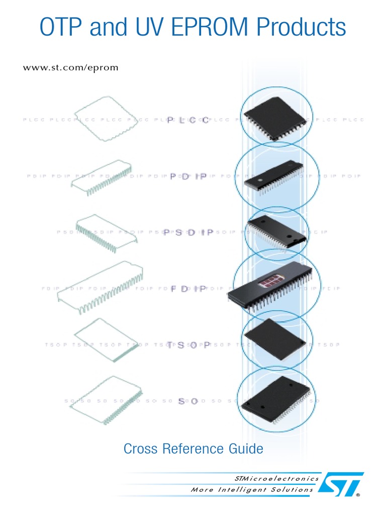 OTP and UV EPROM Products: Cross Reference Guide | PDF | Manufactured ...