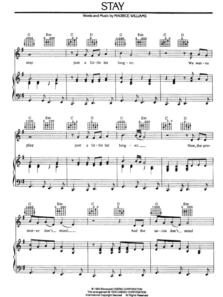 Stay Jackson Browne PDF | PDF