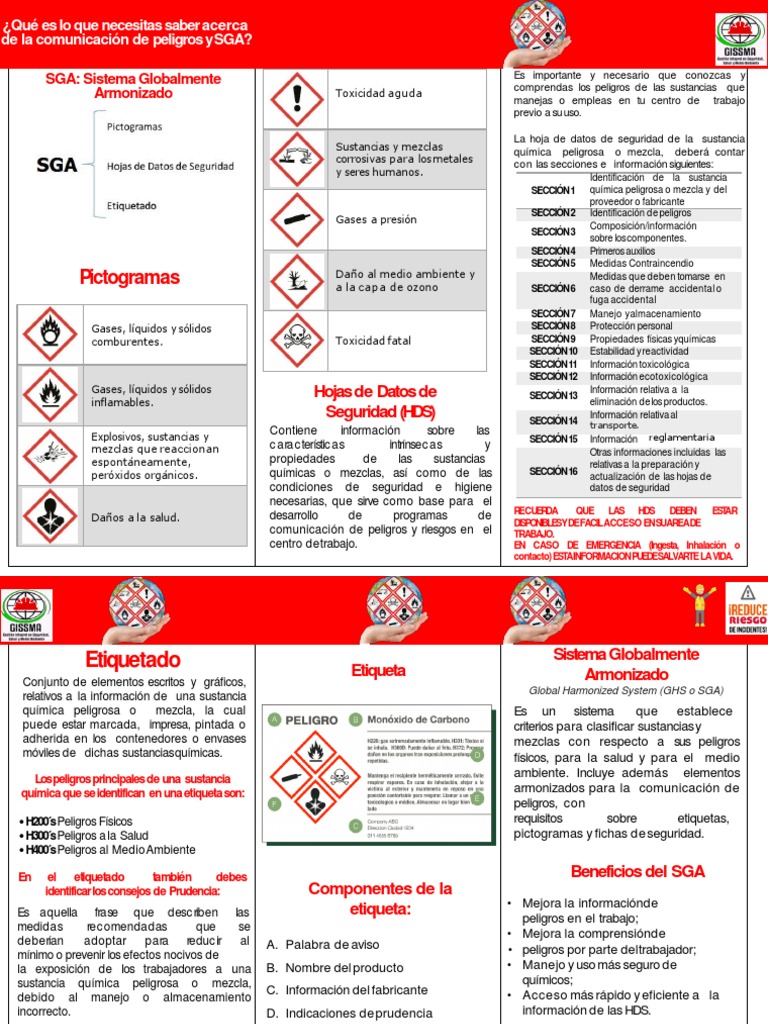 Triptico SGA | PDF | Toxicidad | Mezcla