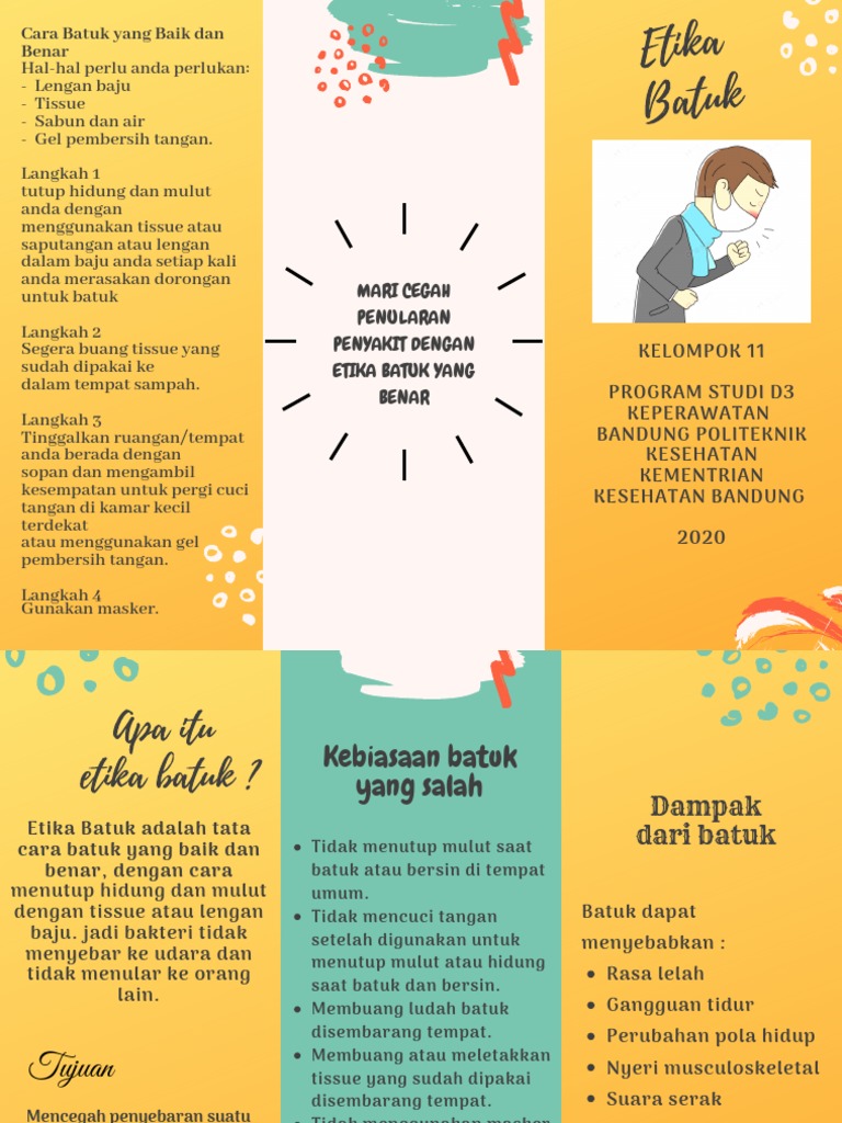 Leaflet Etika Batuk | PDF