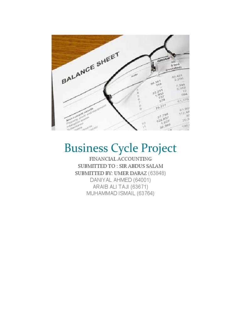 Business Cycle Project | PDF | Expense | Revenue