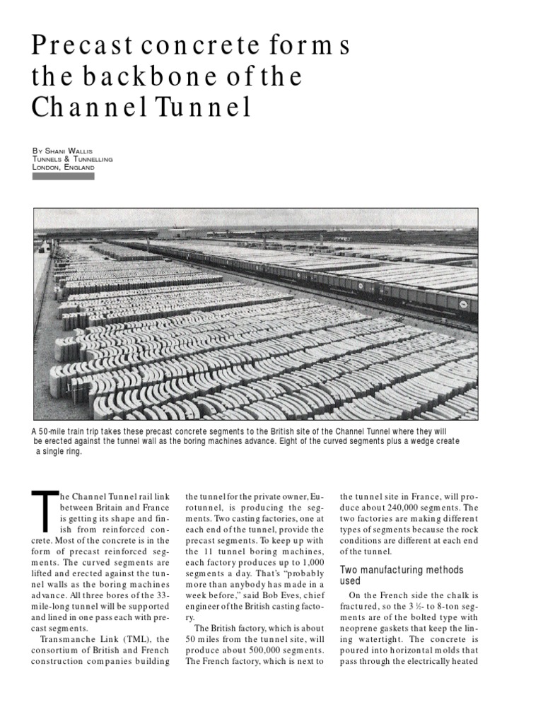 Concrete Construction Article Pdf Precast Concrete Forms The Backbone