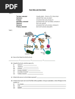 3rd Grade - Food Chain Worksheet | PDF