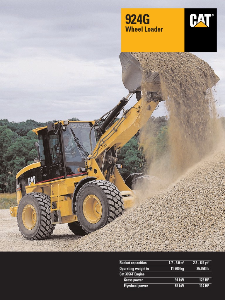 CAT 924G Prospecto | PDF | Loader (Equipment) | Transmission (Mechanics)