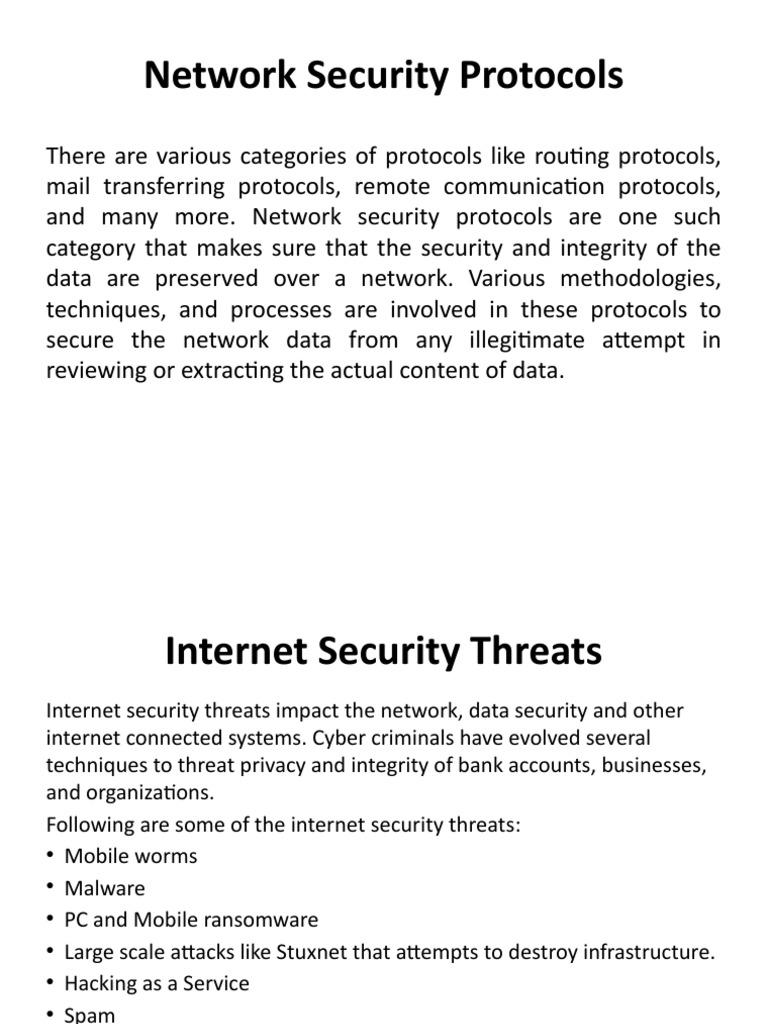 Network Security Protocols | PDF | Transport Layer Security | Secure Shell