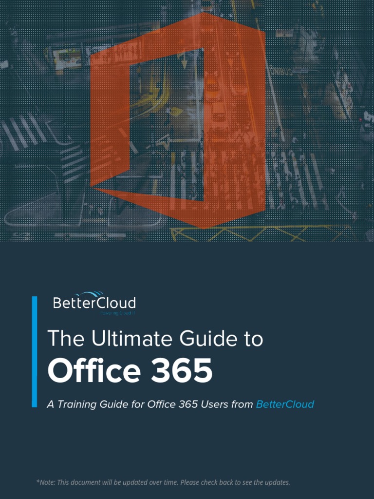 The Ultimate Guide To: Office 365 | PDF | Office 365 | Microsoft Excel