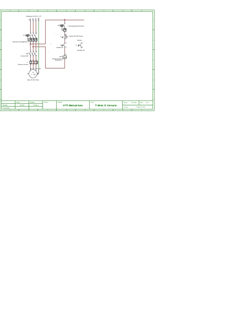 Motor Trifásico Con Interruptor Con Cade Simu | PDF | Procesamiento de ...