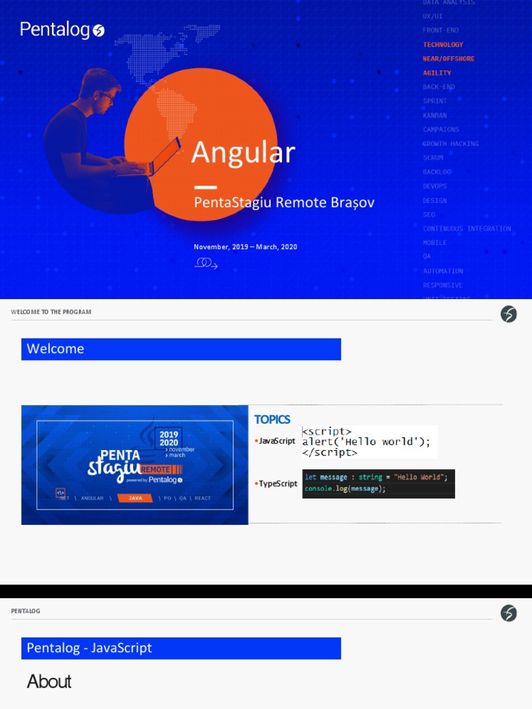 PentaStagiu Angular Module1 Week2 | PDF | Java Script | Runtime System PentaStagiu Angular Module1 Week2 | PDF | Java Script | Runtime System