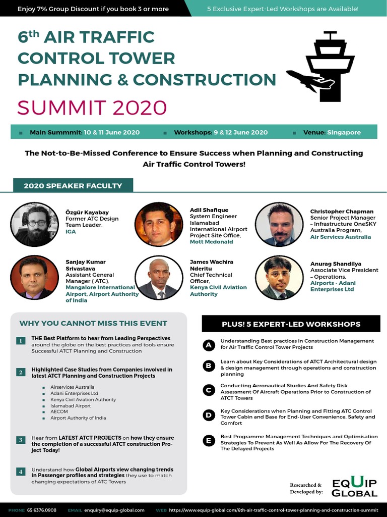 Brochure - ATCT Summit 2020 | PDF | Air Traffic Control | Airport