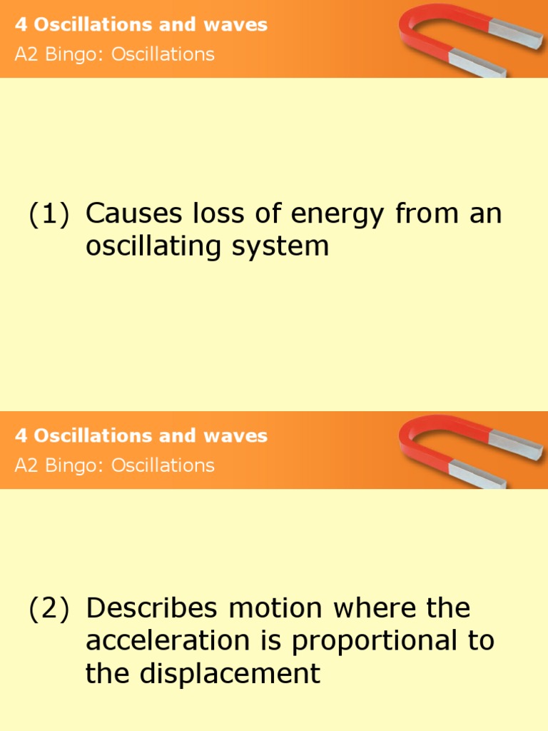 A2 Oscillations and Waves Overview | PDF