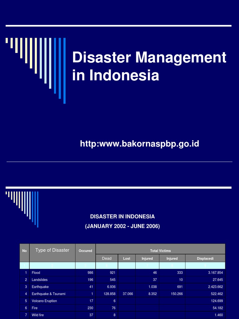 Indonesia Disaster Management | PDF | Emergency Management | Safety