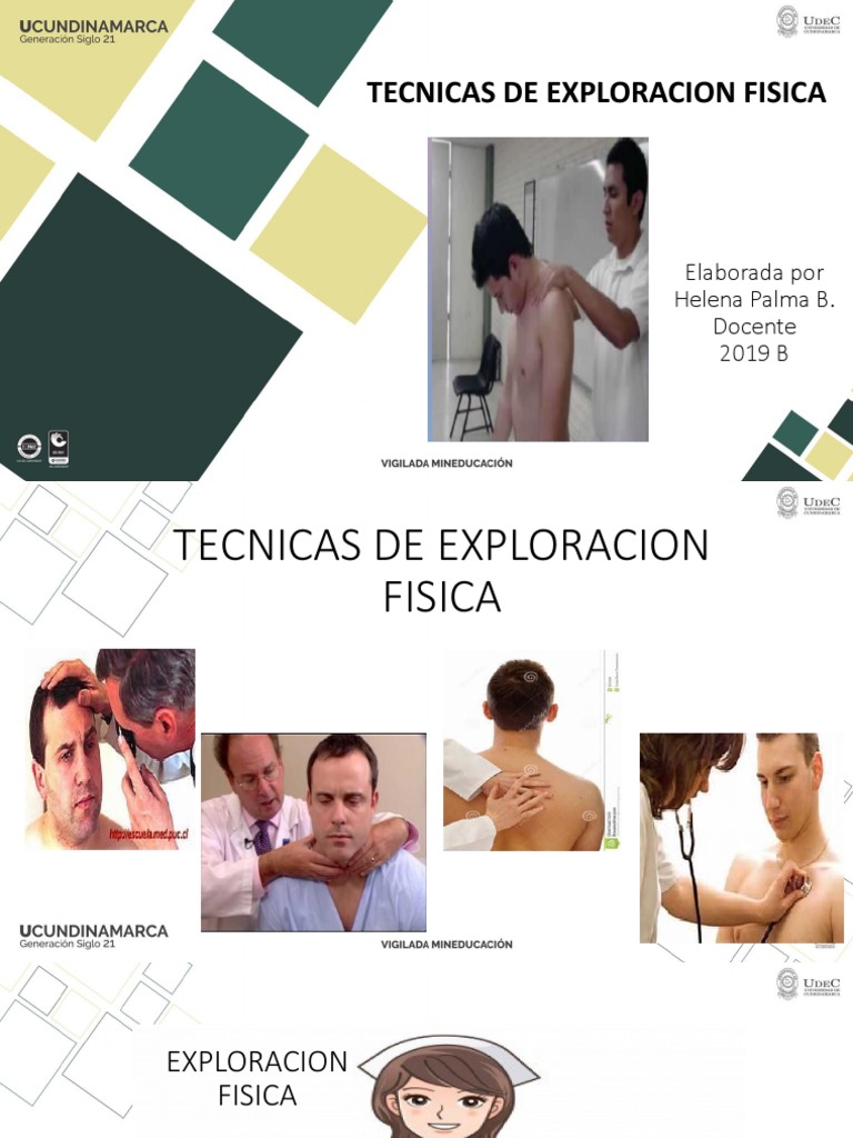 Tecnicas de Exploracion Fisica 2019 B | PDF | Mano | Sonido