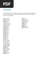 Oxford 5000 Word List With Meaning | PDF