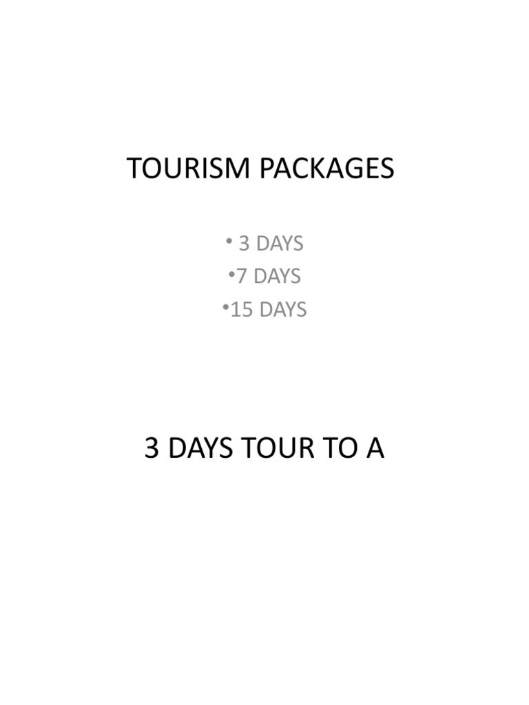 Tourism Packages | PDF | Cooking, Food & Wine | Wellness